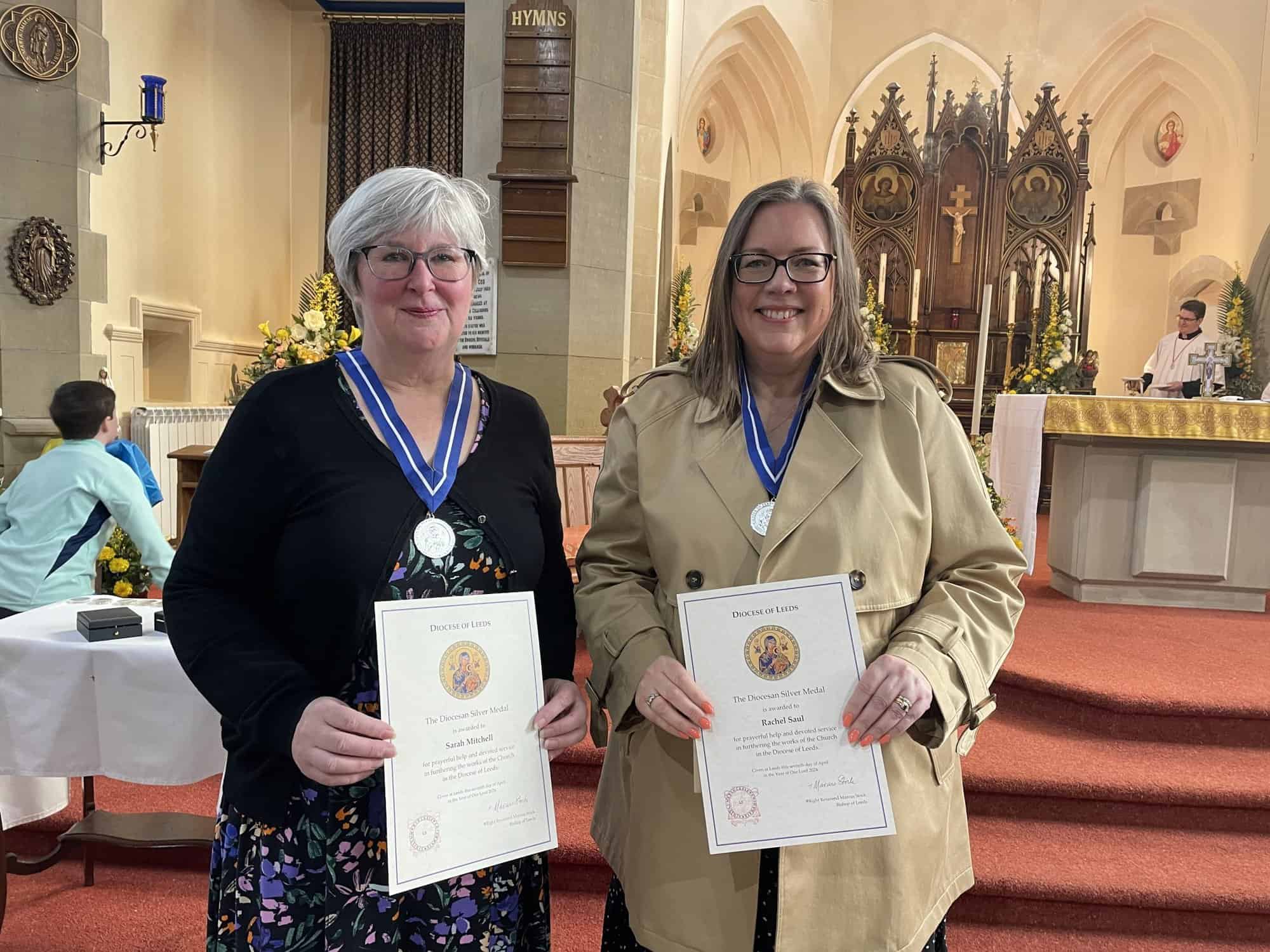 Volunteers Awarded Diocesan Medals - Catholic Care